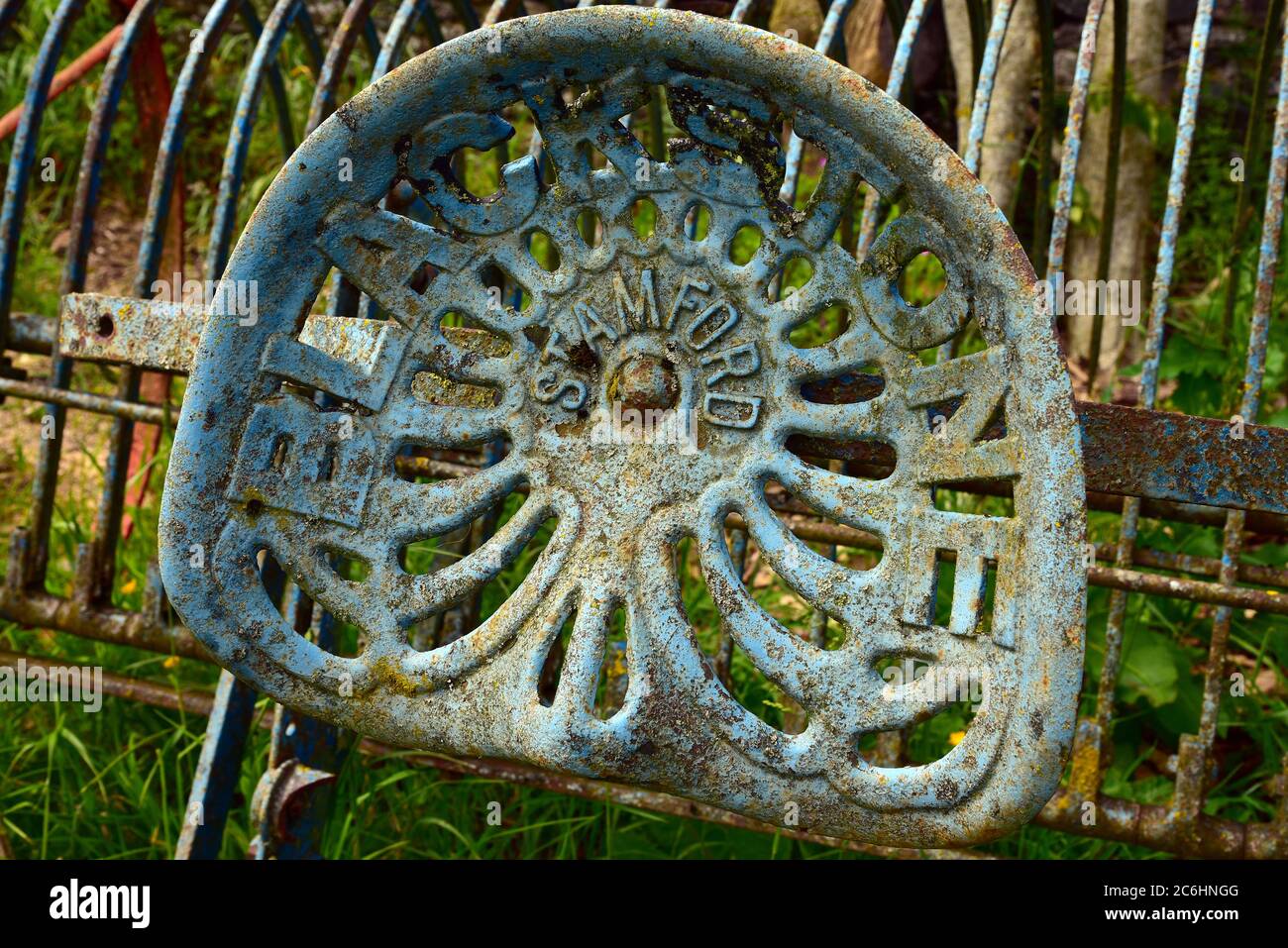 Old metal rake hi-res stock photography and images - Alamy