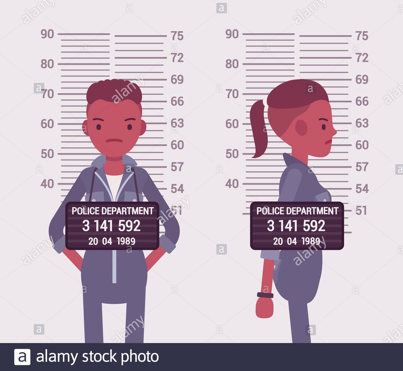 Mugshot Height Chart High Resolution Stock Photography and Images - Alamy
