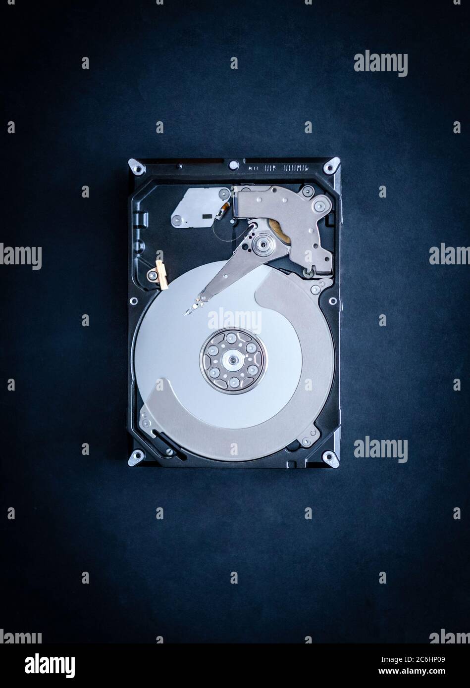 Top view hard disk drive hi-res stock photography and images - Alamy
