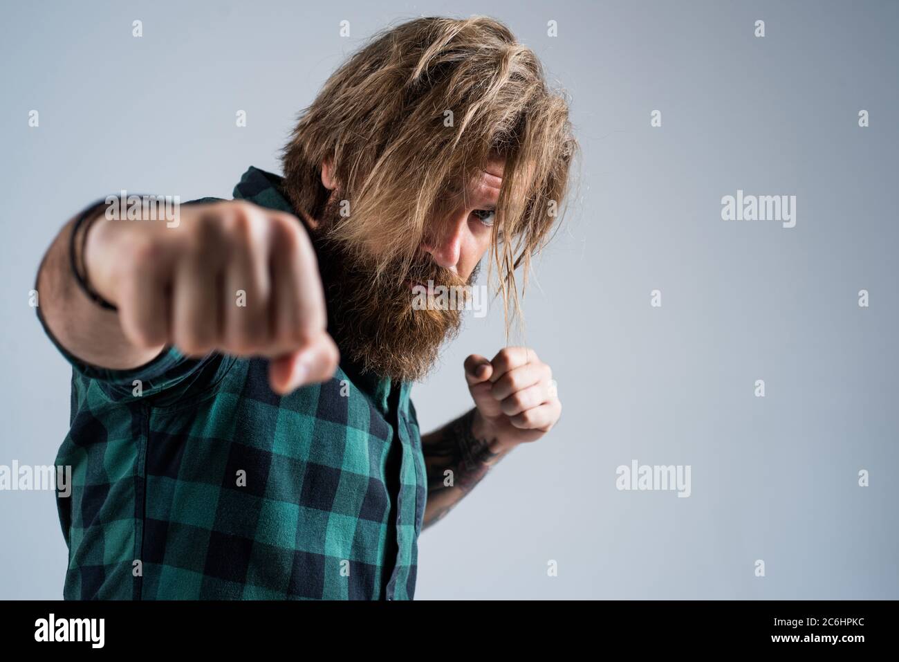 male beauty standard. looking so trendy. angry aggressive brutal man ...