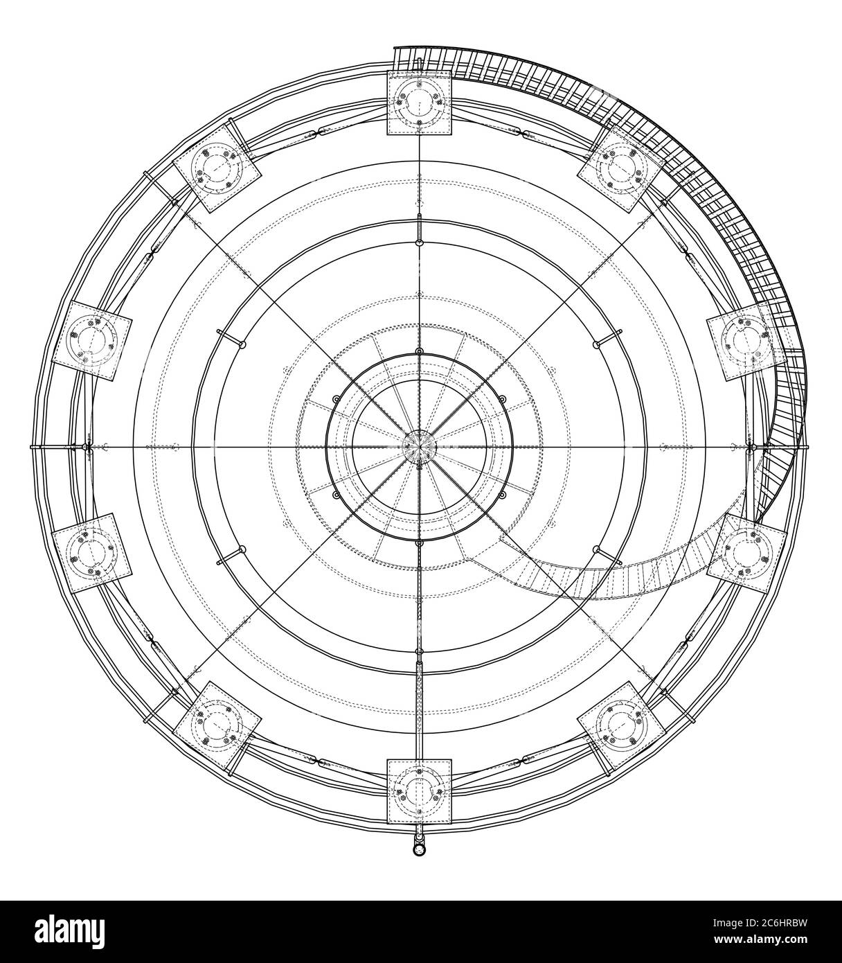 Spherical outline hi-res stock photography and images - Alamy