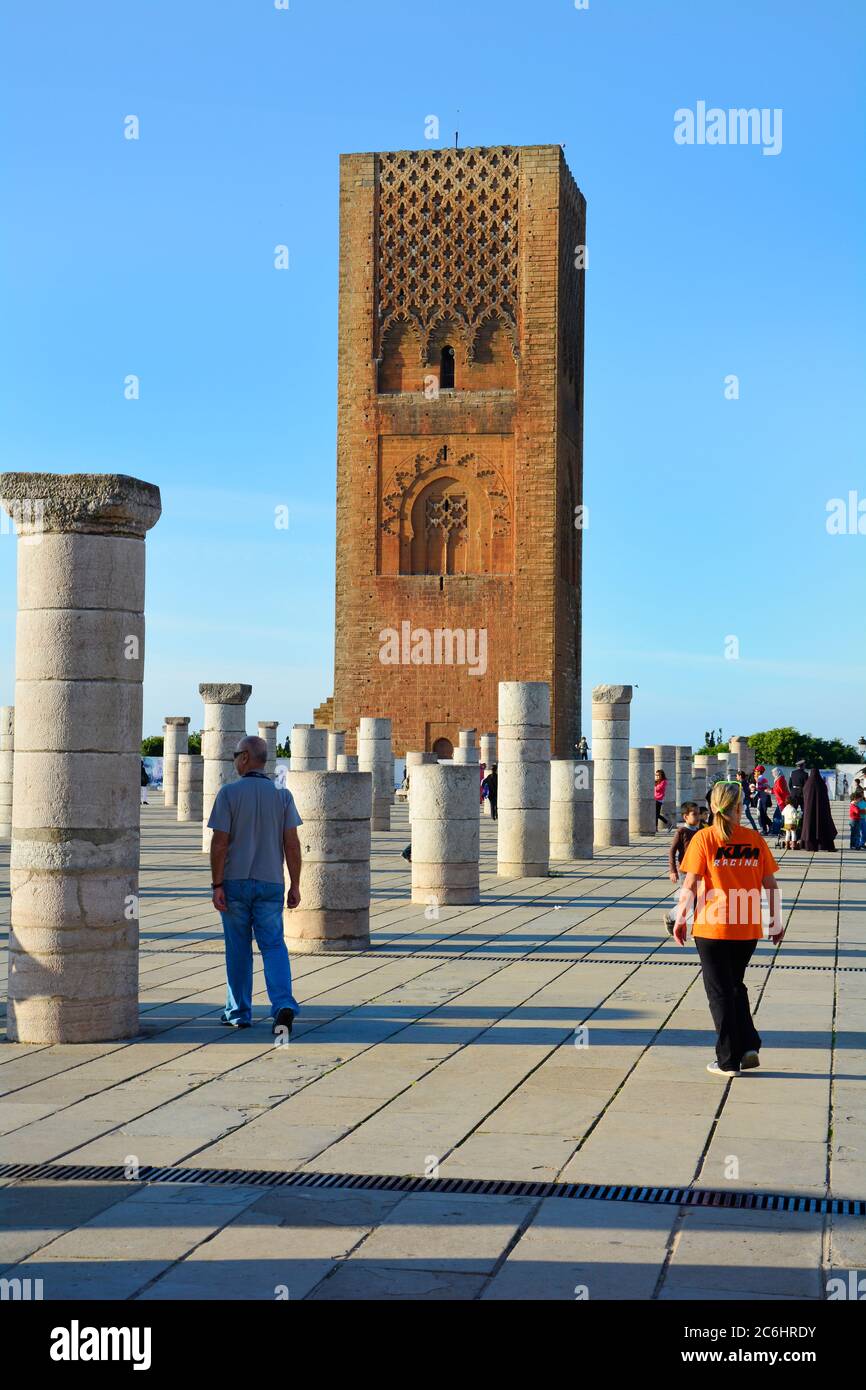 Hassan tower rabat hi-res stock photography and images - Alamy