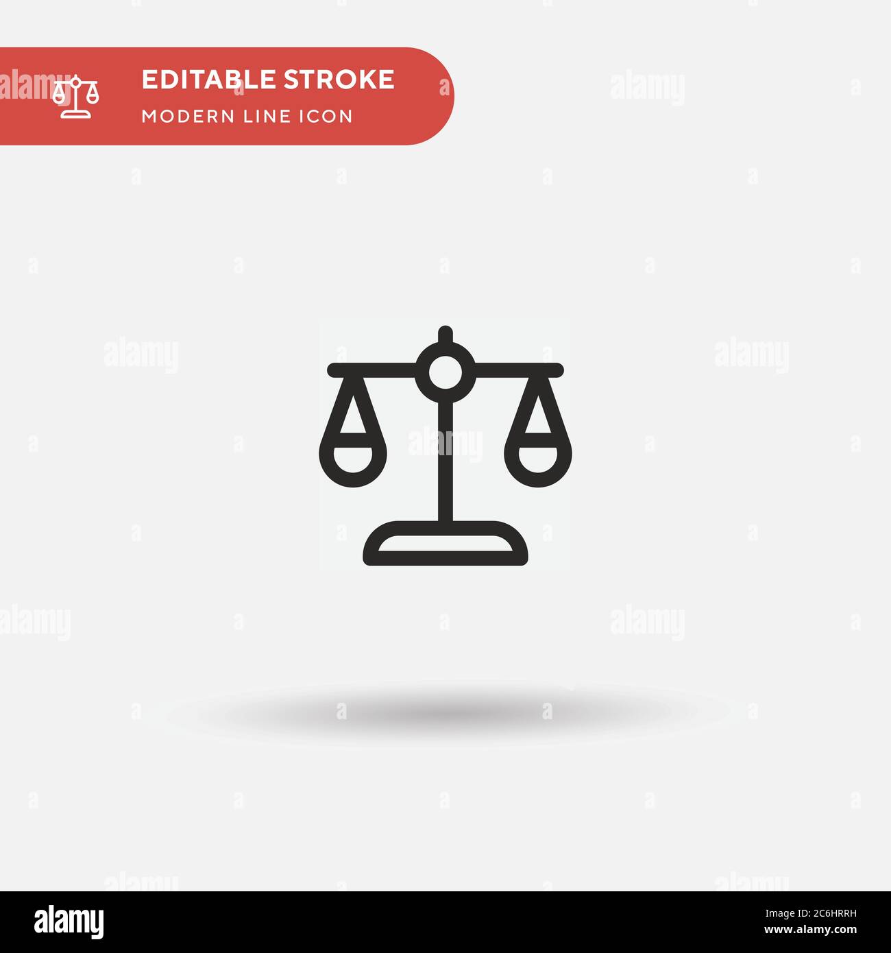 Balance Simple vector icon. Illustration symbol design template for web ...