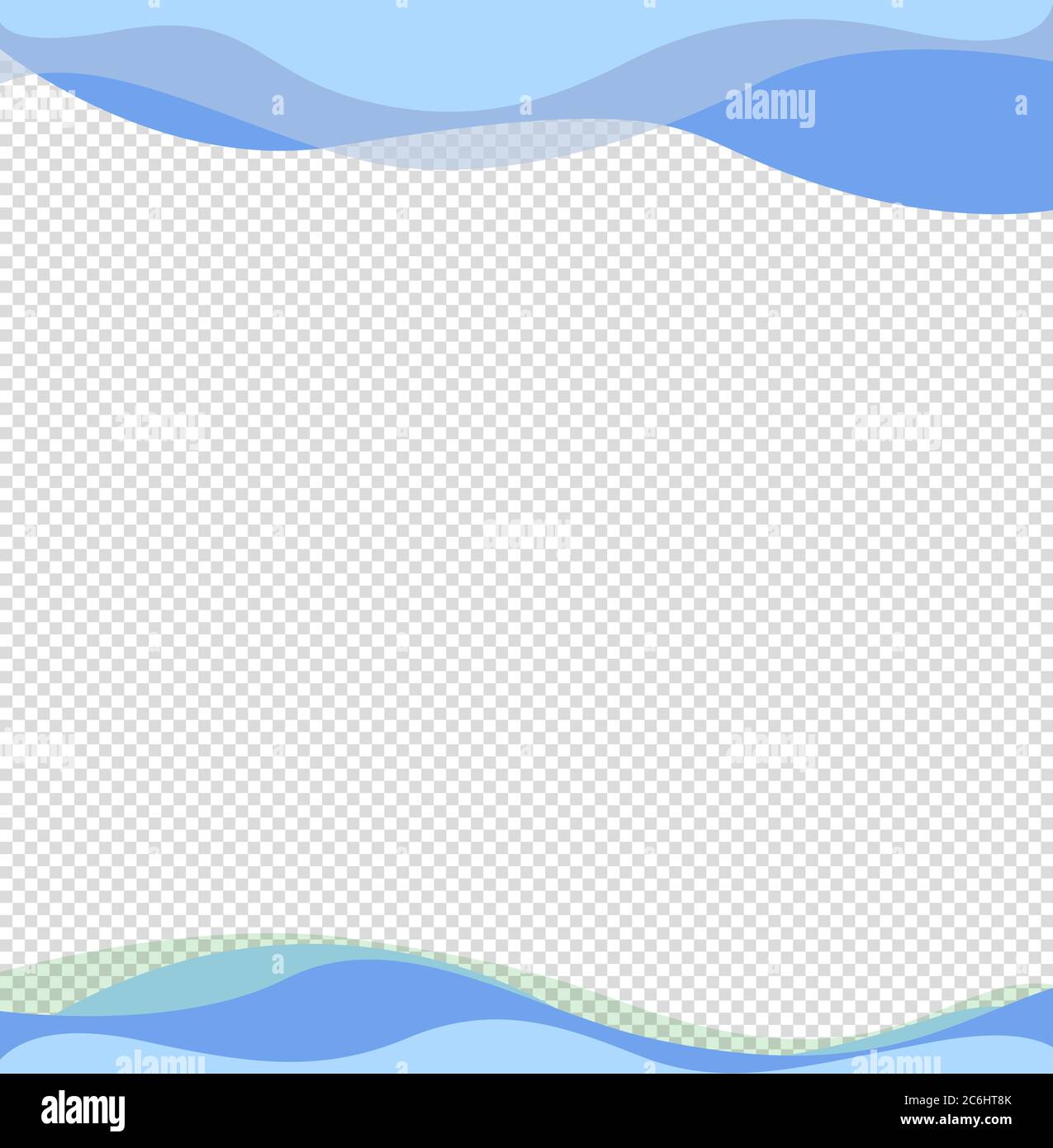 Wavy frame design element. Decor for brochure, banner, flyer. Color ...