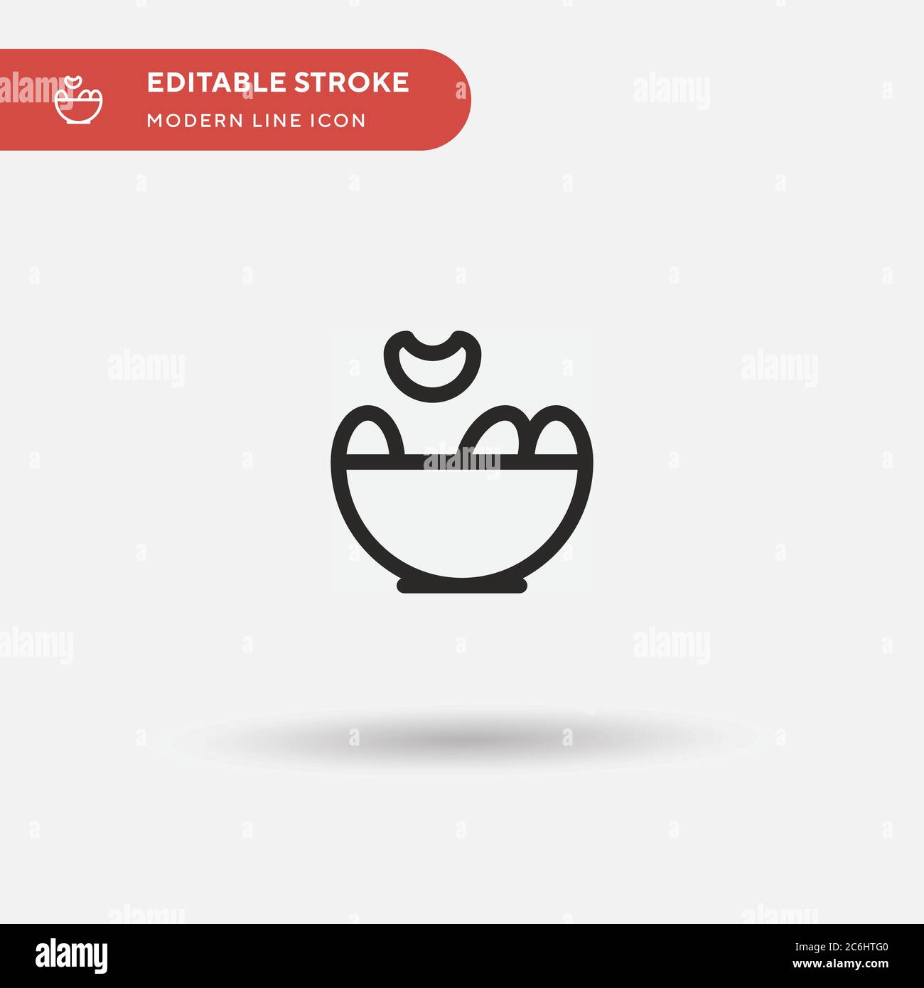 Chips Simple vector icon. Illustration symbol design template for web ...