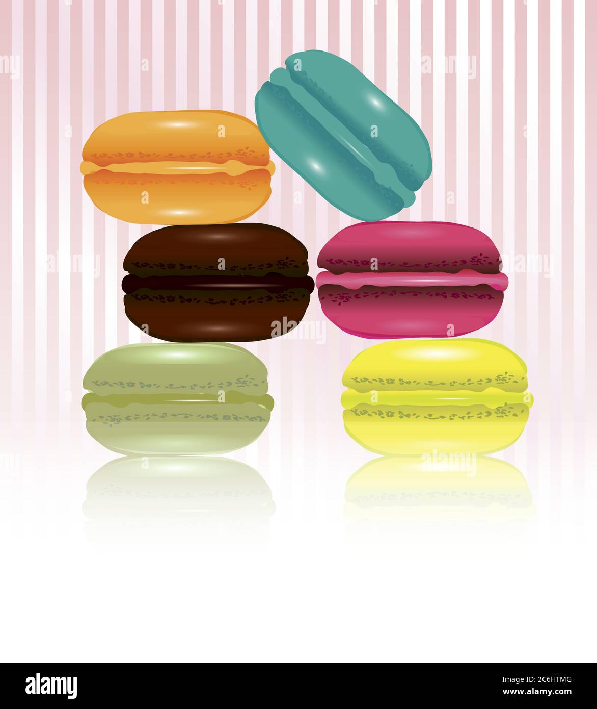 Cookies fancy french Stock Vector Images - Alamy