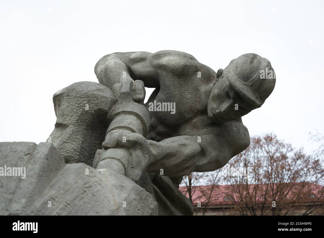 Mining industry statue sculpture hi-res stock photography and images ...