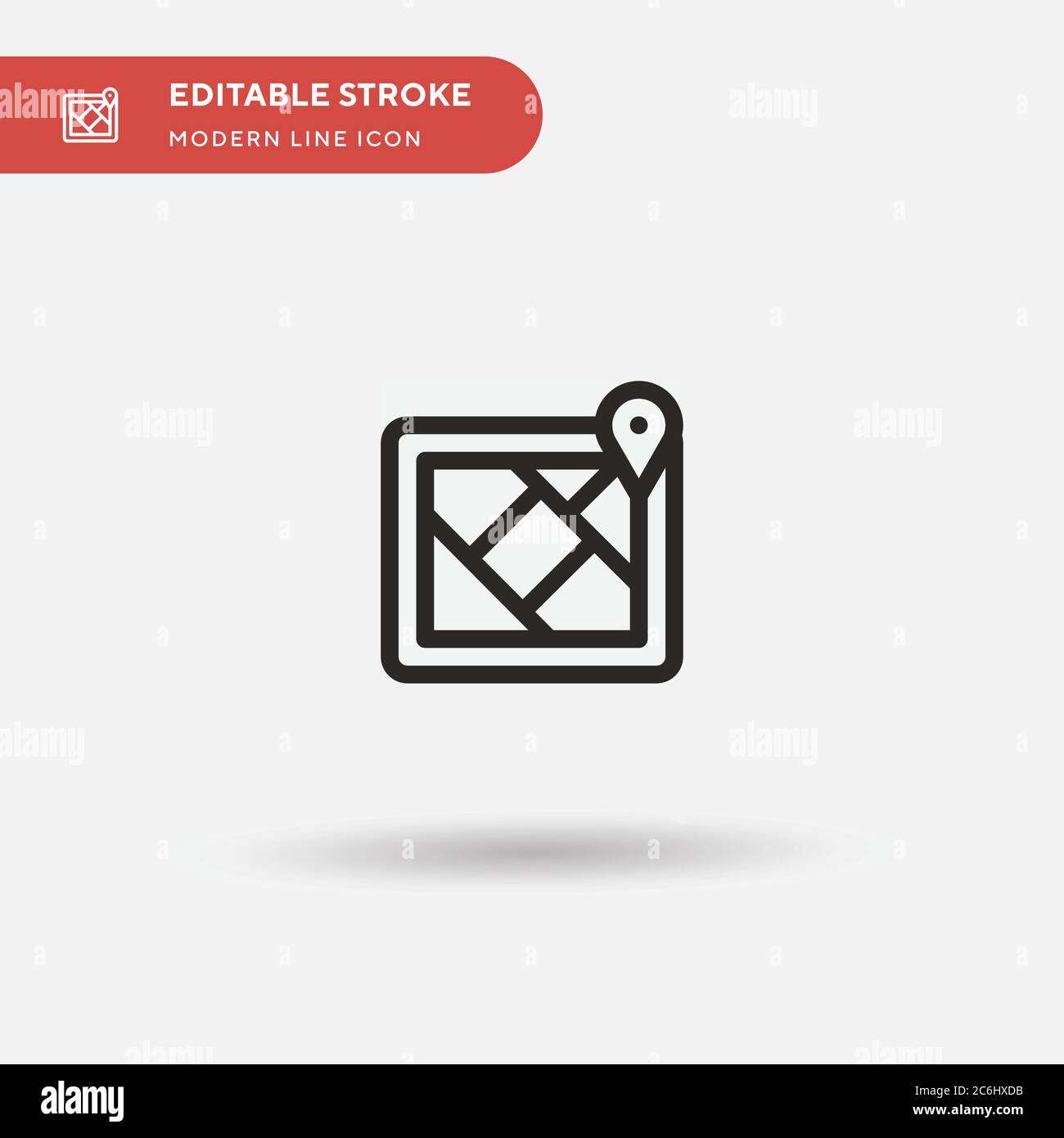 Gps Simple vector icon. Illustration symbol design template for web ...