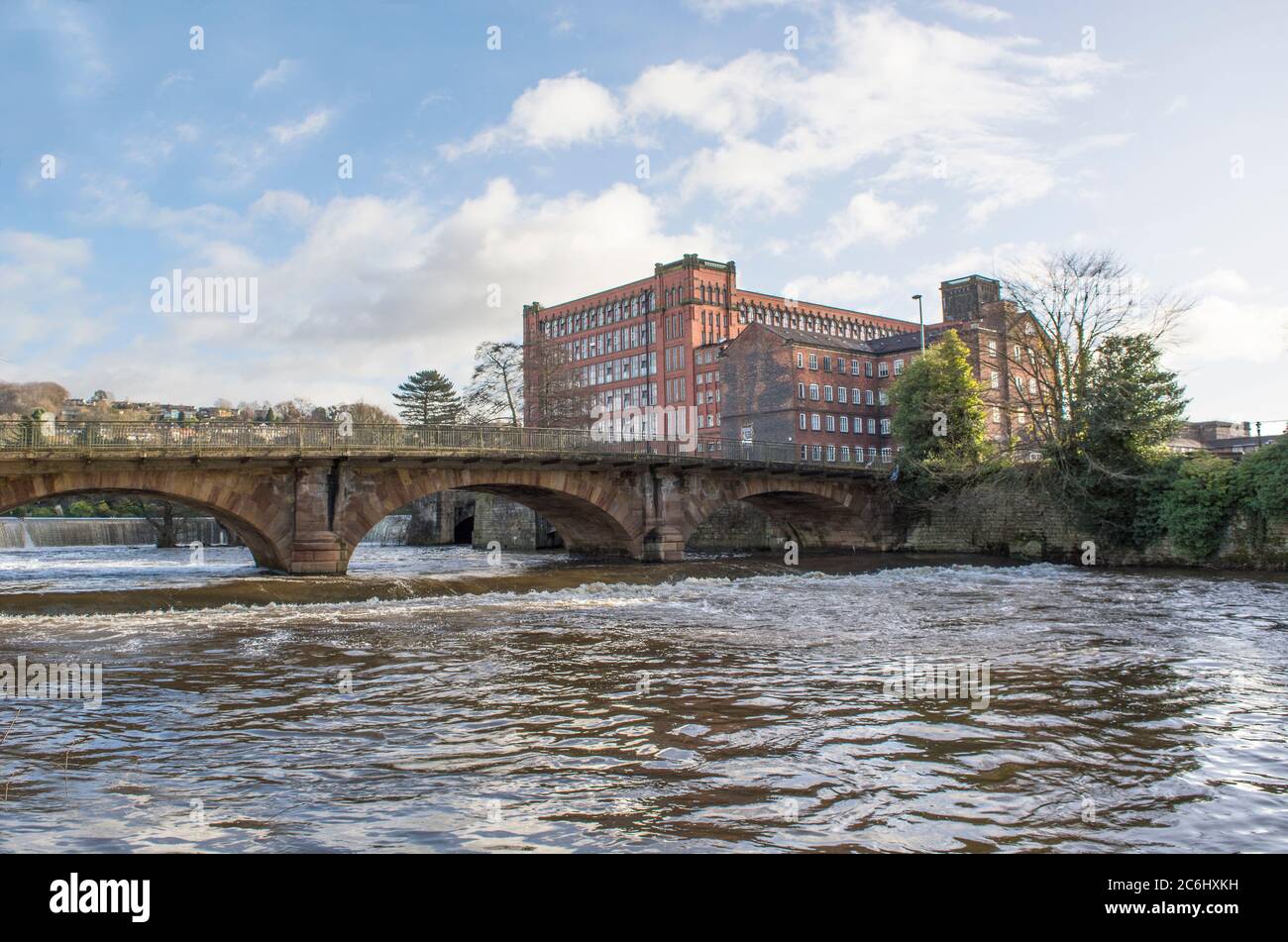 Old stone arched bridge in Belper, Derbyshire, UK Stock Photo - Alamy
