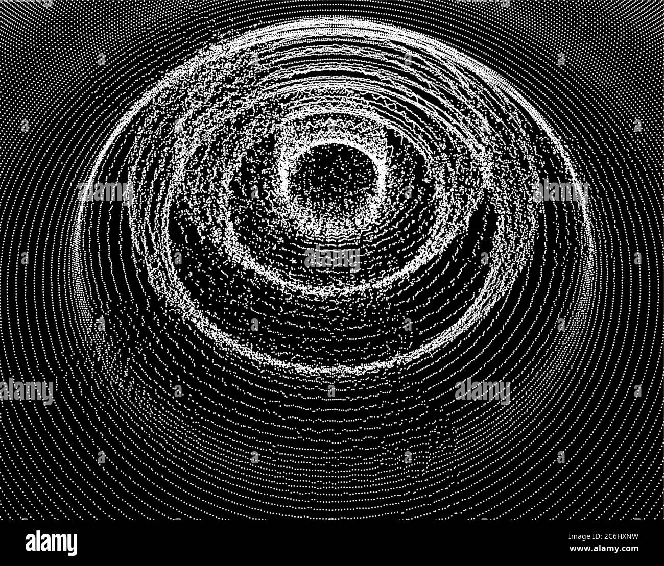 3D wavy background with ripple effect. Vector illustration with ...