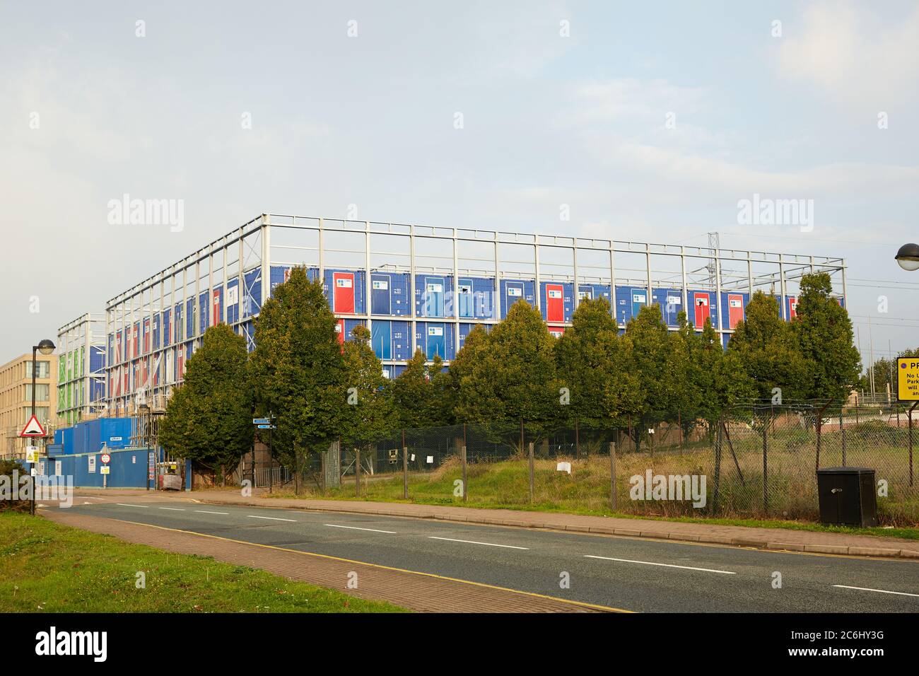 Construction Site, modular building Stock Photo - Alamy