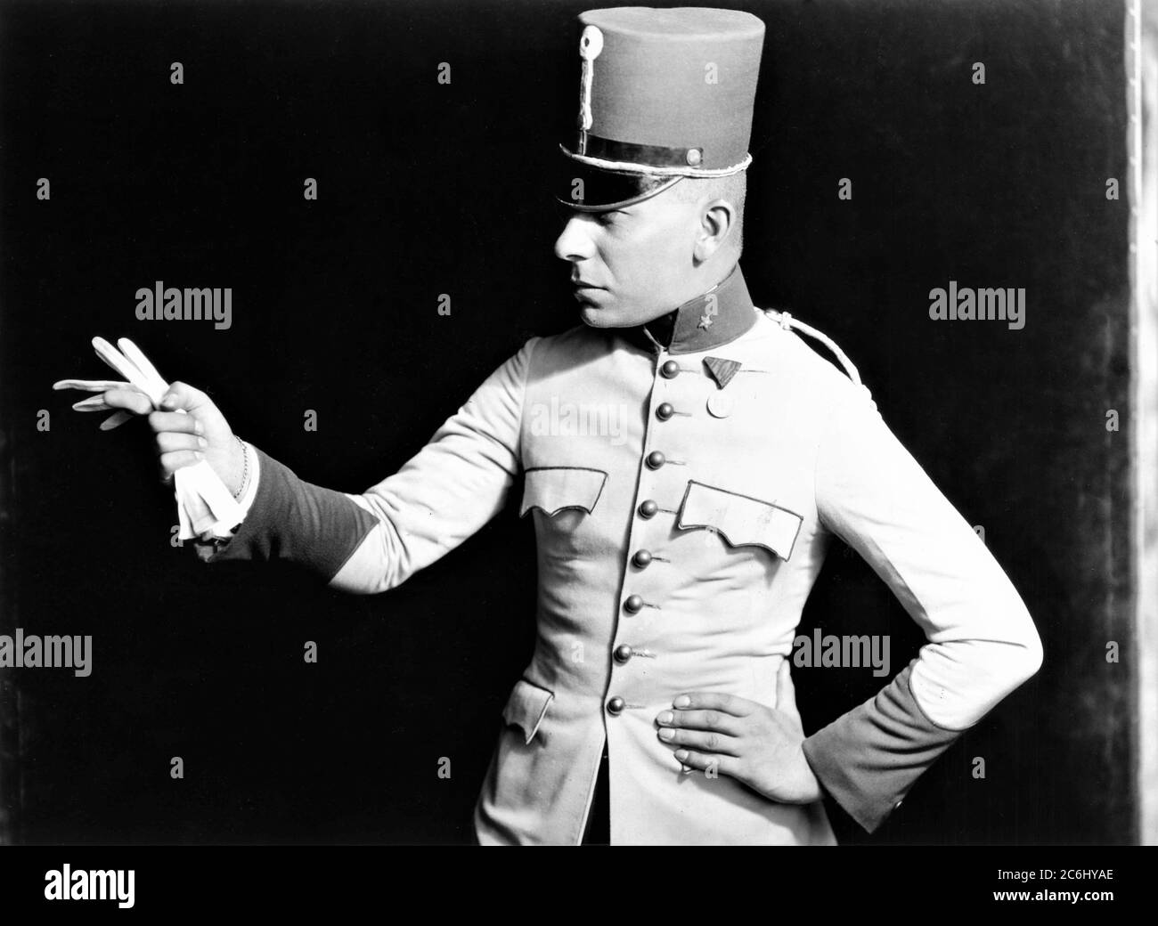 ERICH von STROHEIM as Lt. Erich von Steuben in BLIND HUSBANDS 1919 ...