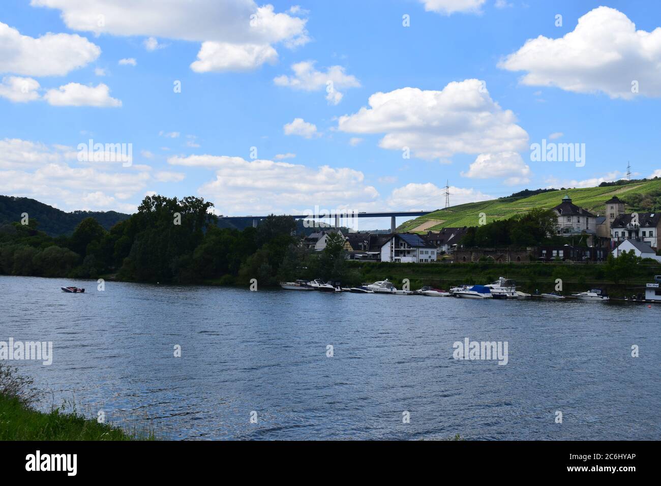 waterfront of Winningen in Mosel valley Stock Photo - Alamy