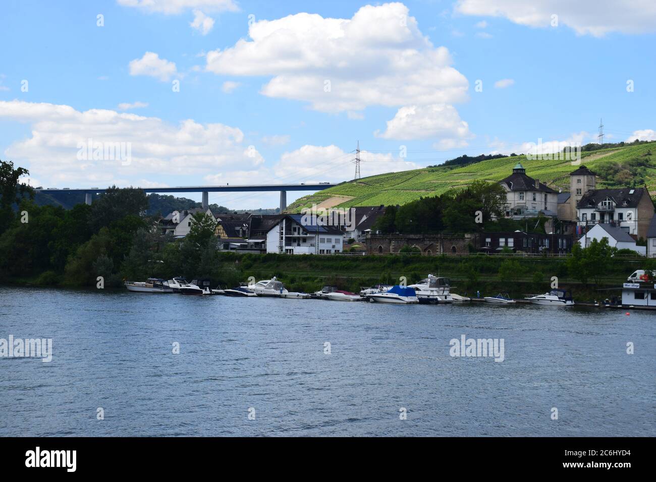 waterfront of Winningen in Mosel valley Stock Photo - Alamy