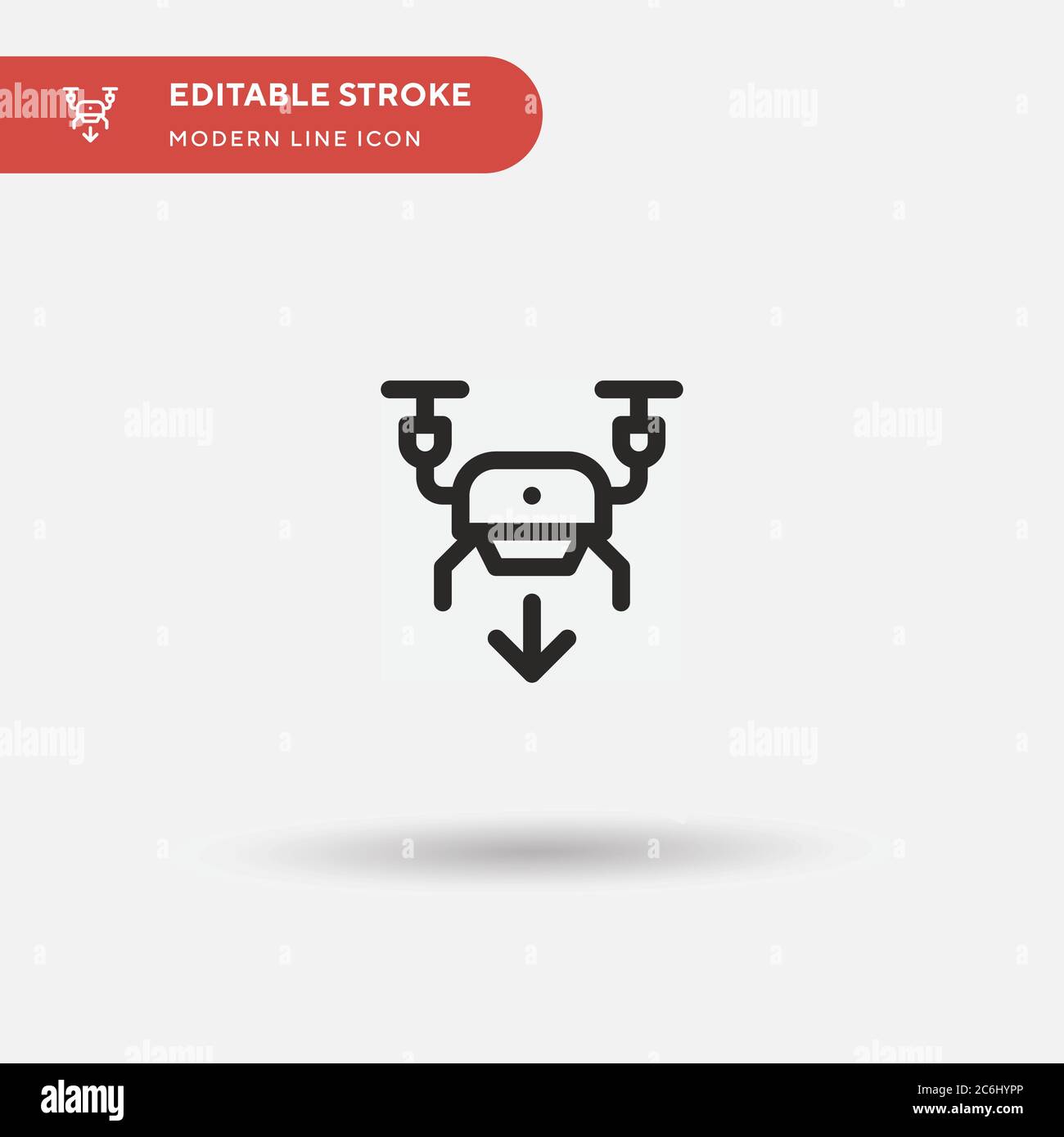 Drone quadcopter icon perfect Stock Vector Images - Alamy