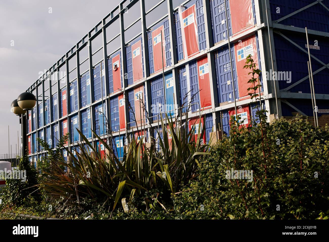 Construction Site, modular building Stock Photo - Alamy