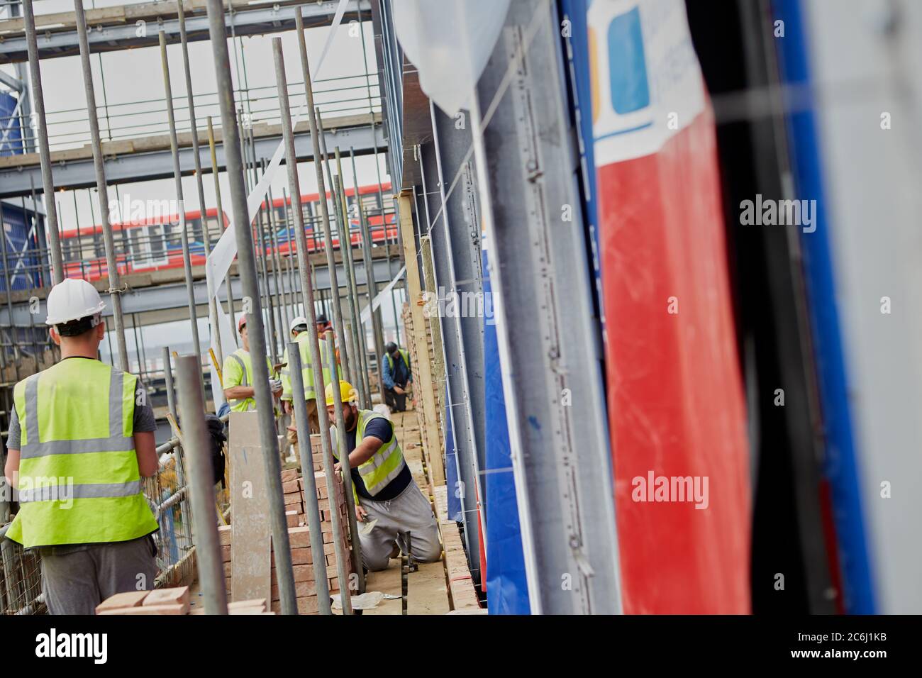 Construction Site, modular building Stock Photo - Alamy