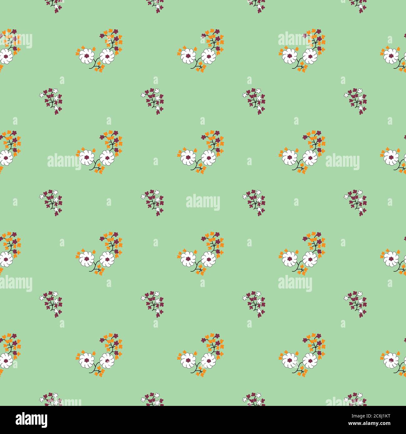 Floral Vector Seamless Pattern Stock Vector Image And Art Alamy