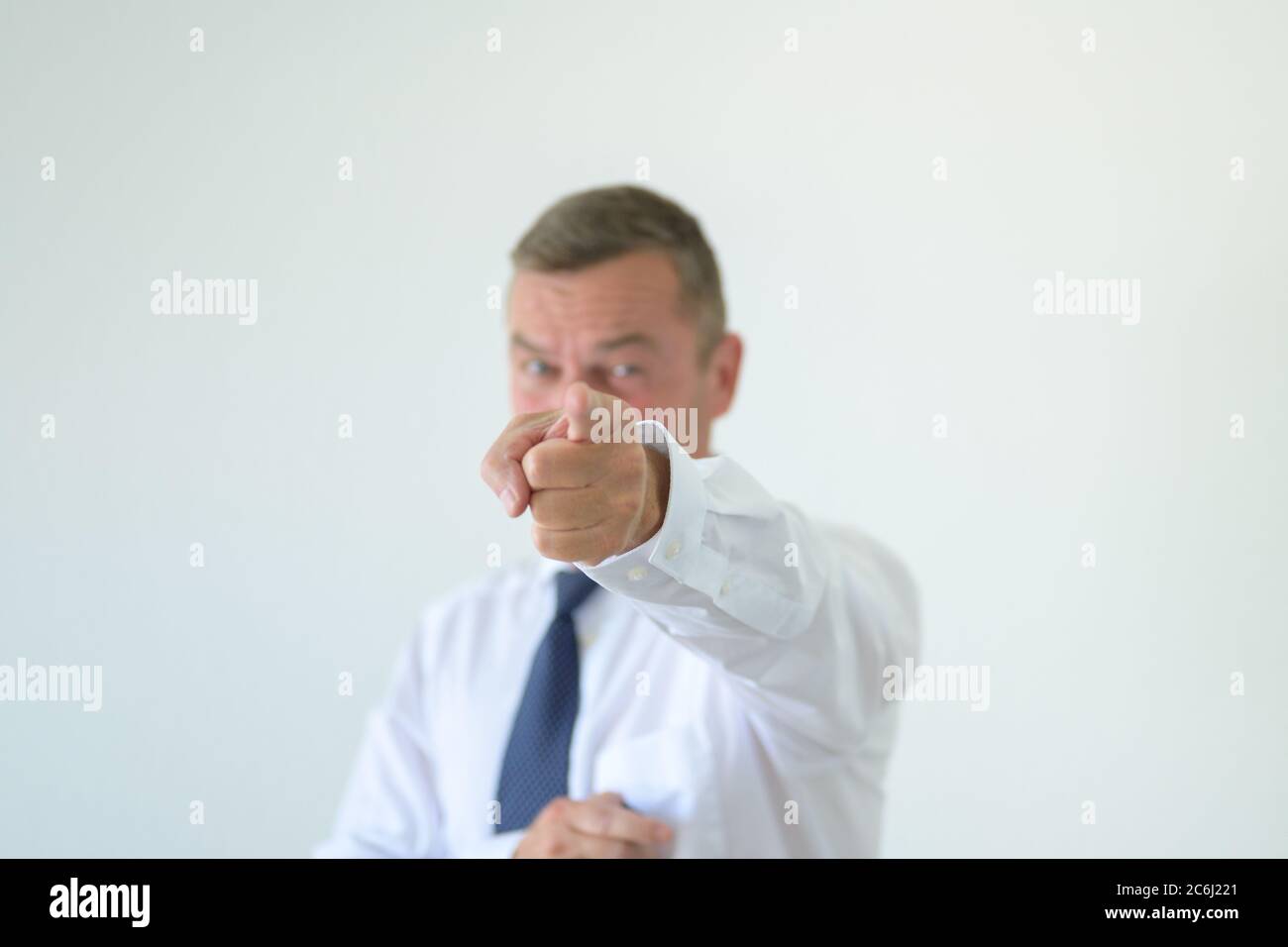 Making the point hi-res stock photography and images - Alamy