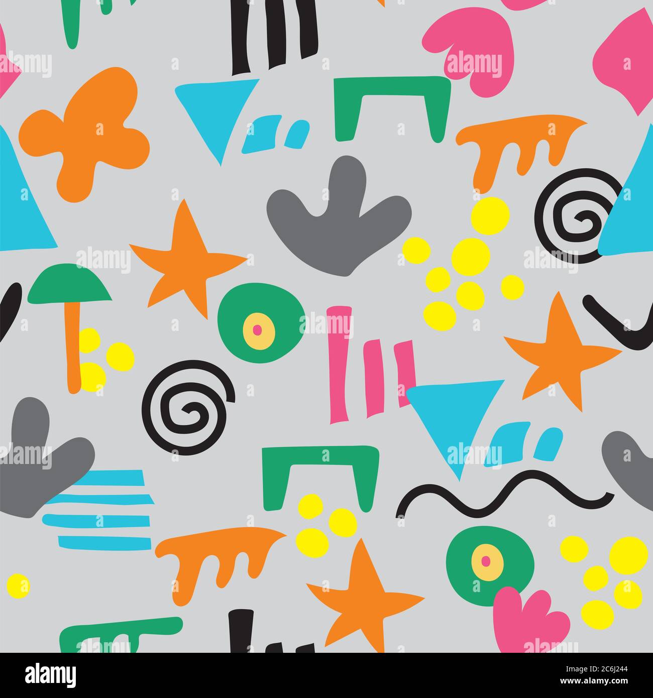 Abstract Symbol Seamless Pattern Stock Vector Image & Art - Alamy