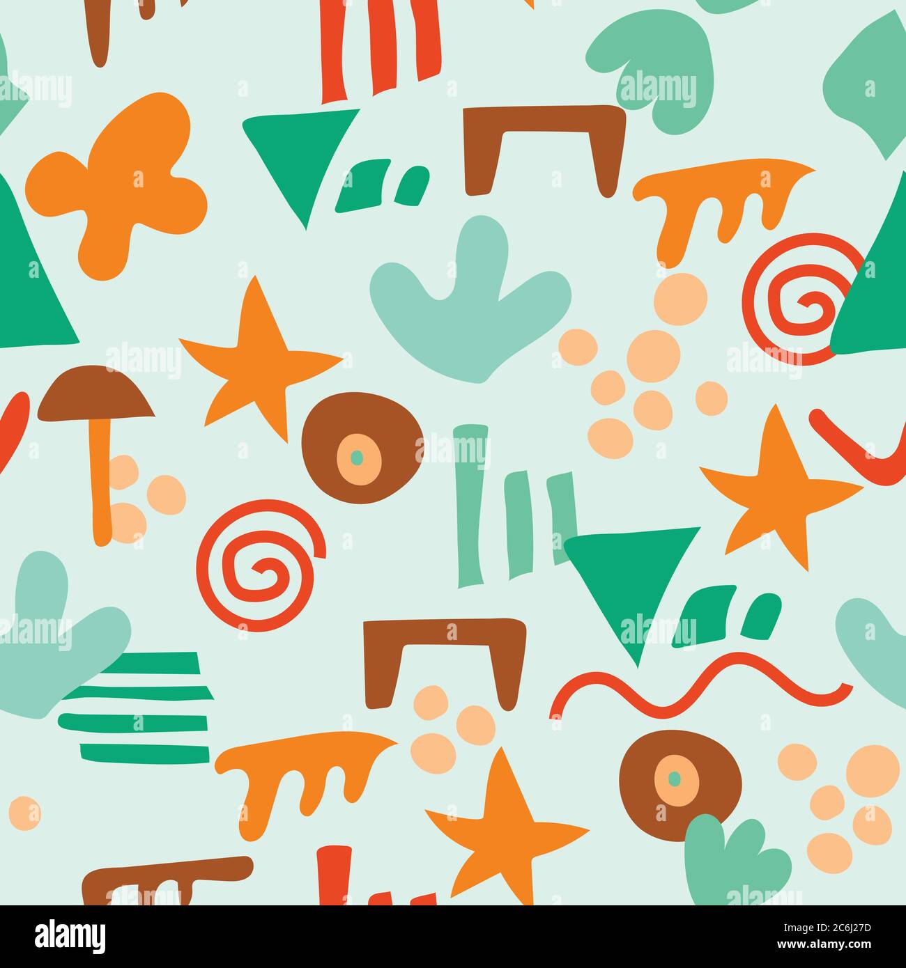 Abstract Symbol Seamless Pattern Stock Vector Image & Art - Alamy