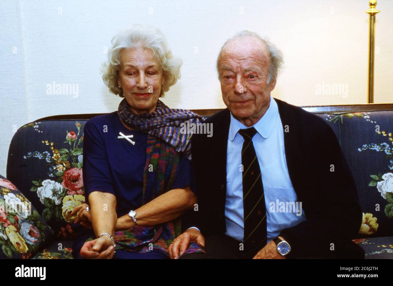 Heinz Rühmann, deutscher Schauspieler und Regisseur, mit Ehefrau Hertha ...