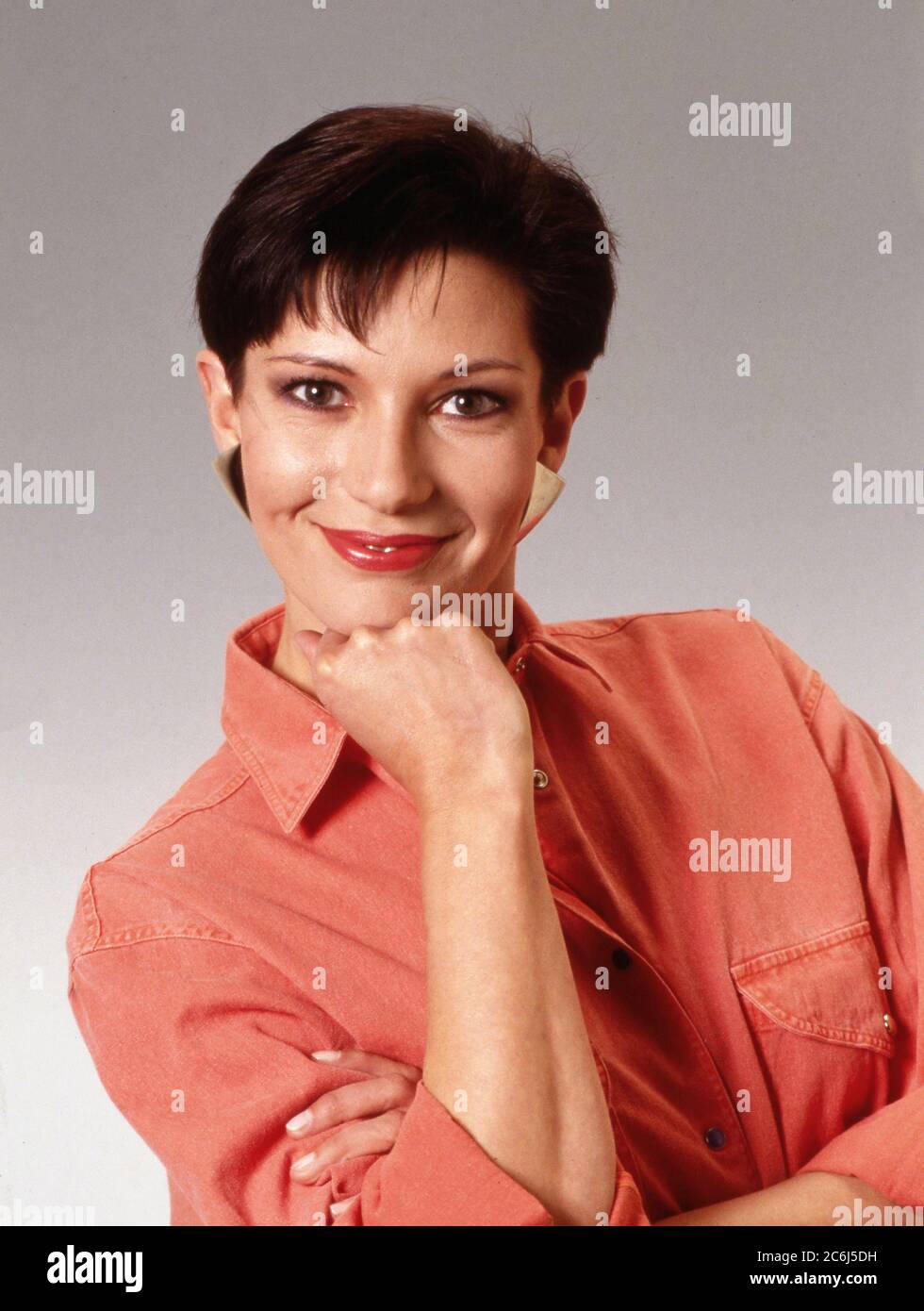 Raphaela Dell, neue Programmsprecherin beim ZDF in Mainz, Deutschland ...