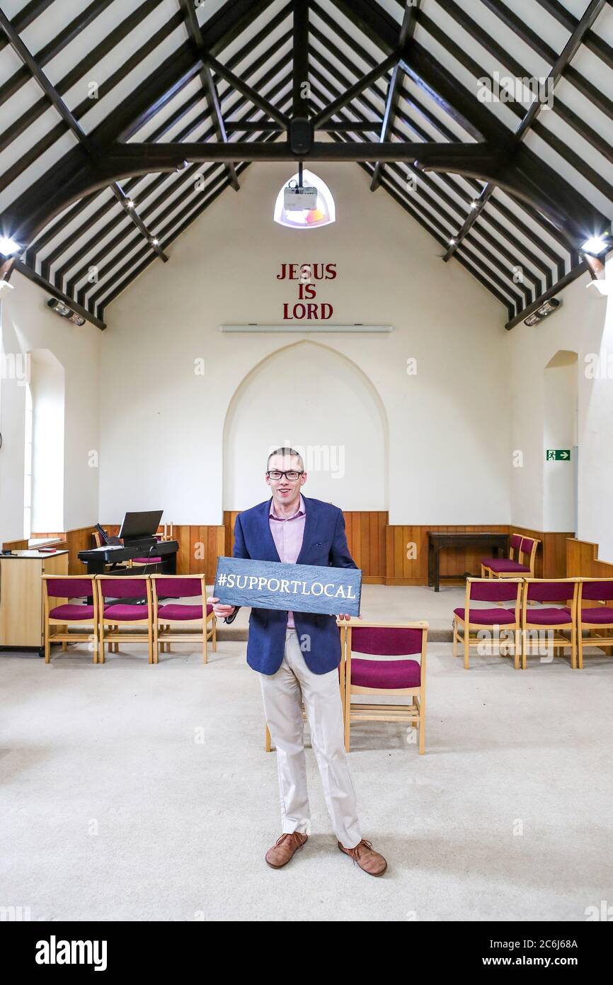 Matt Rees - Pastor. St Briavels Chapel Stock Photo - Alamy