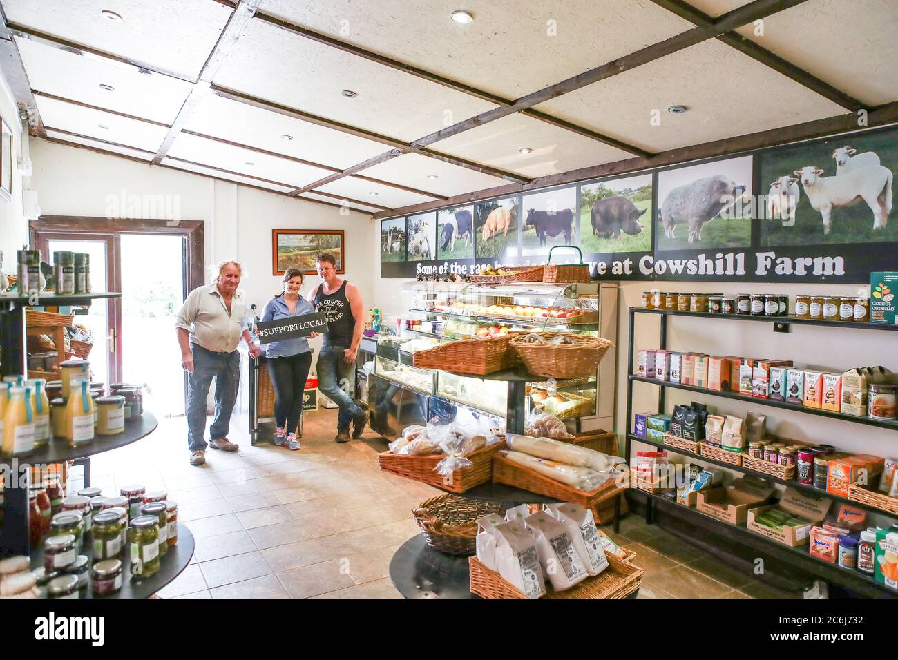 John, Amber and Rob - Cowshill Farm Shop, Cowshill Farm local produce ...