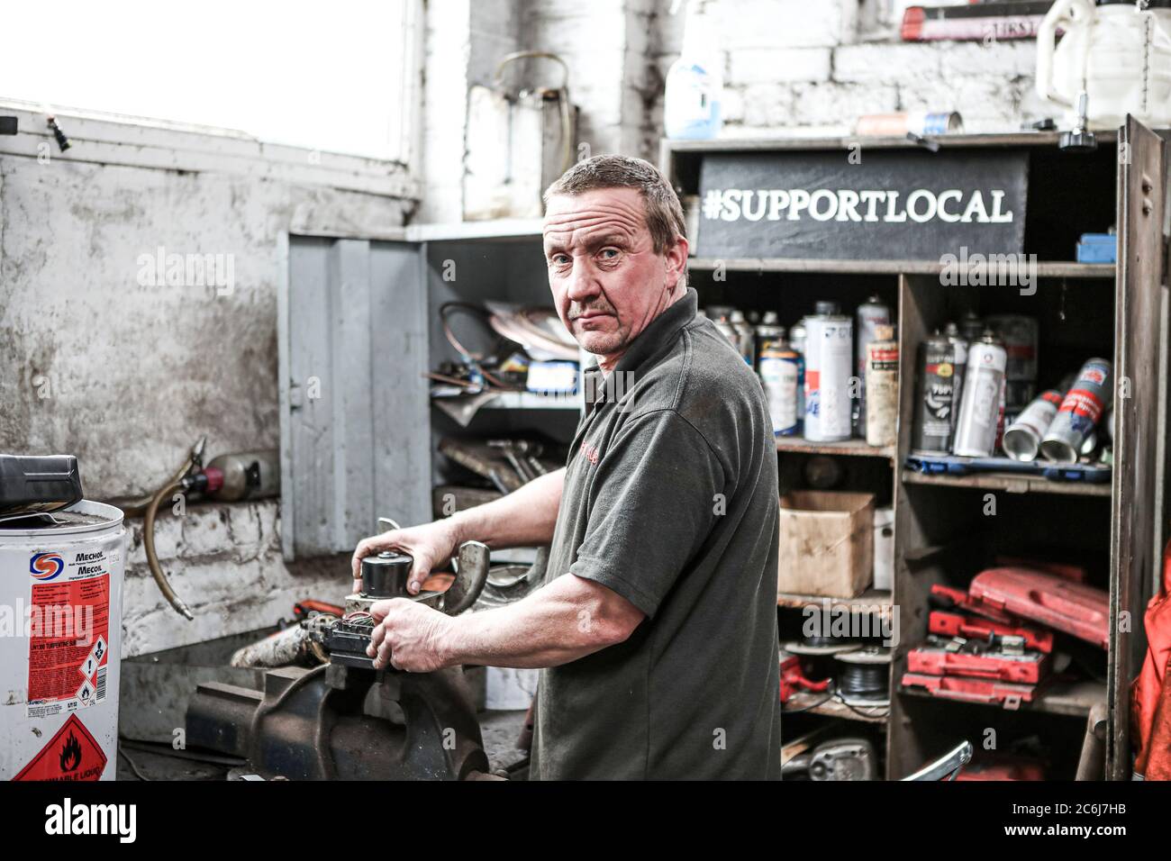 Darren Wasley - Auto mechanic and garage owner. Small business in St ...