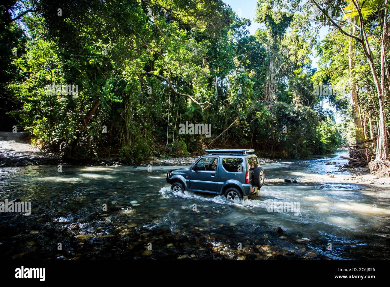 Daintree river crossing hi-res stock photography and images - Alamy