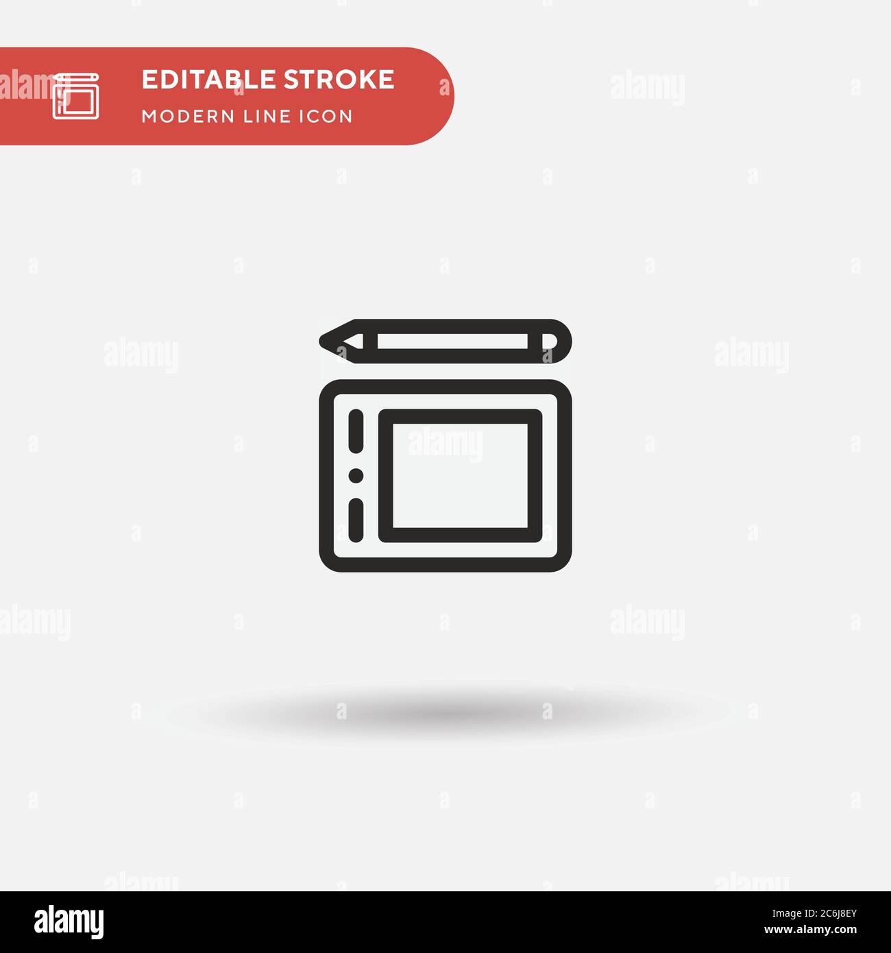 Wacom Simple vector icon. Illustration symbol design template for web ...