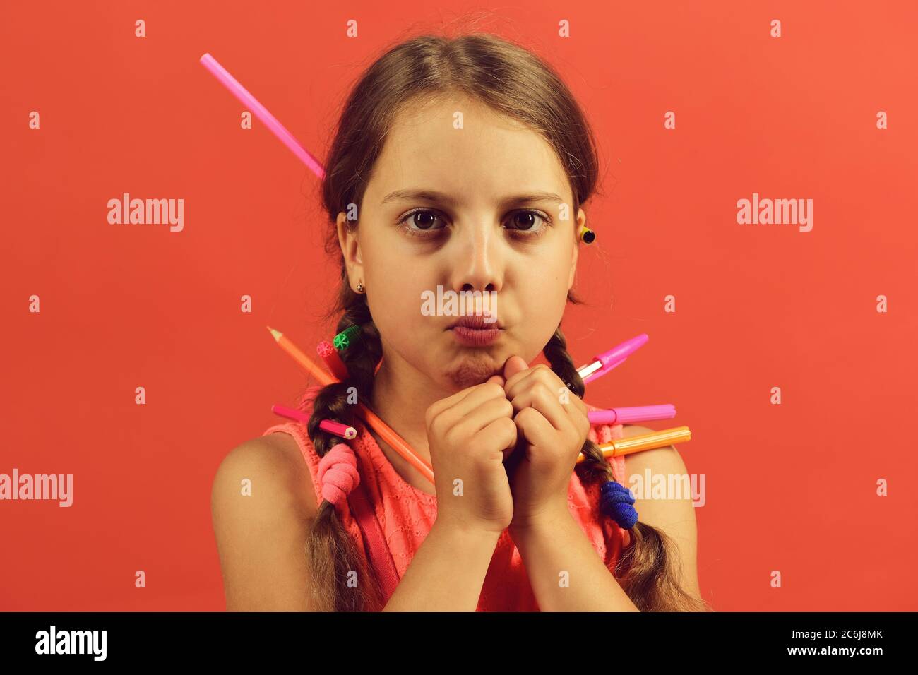 Grumpy school kid hi-res stock photography and images - Alamy