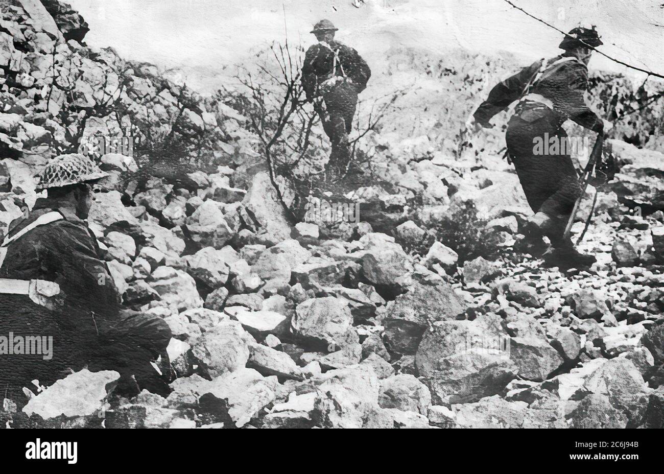 BATTLE OF MONTE CASSINO 1944 Stock Photo - Alamy
