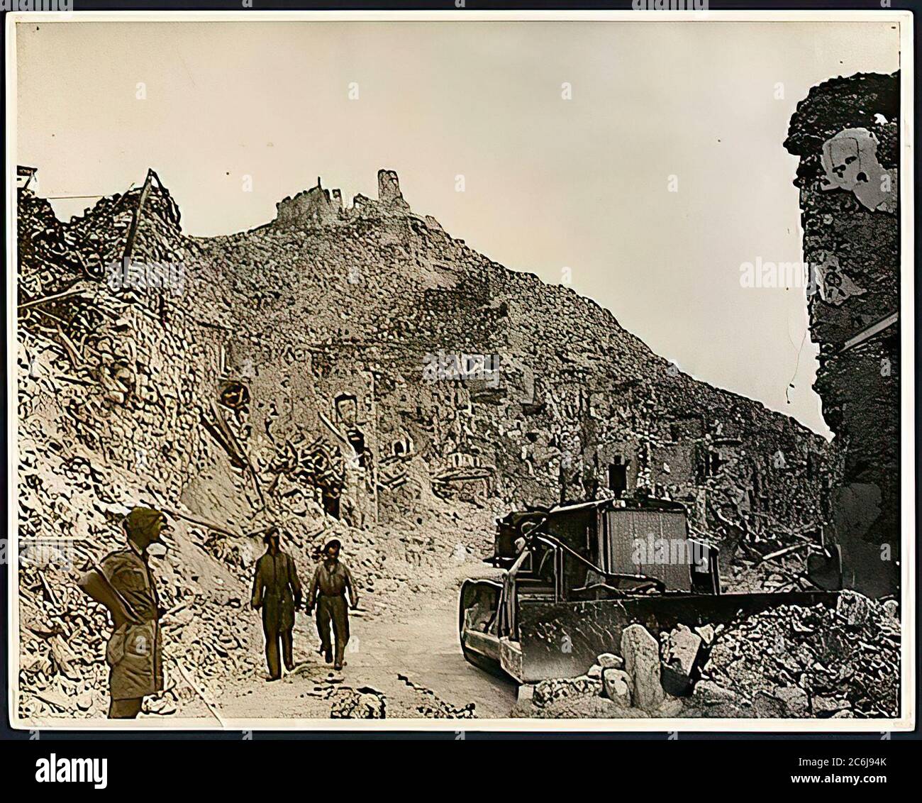 BATTLE OF MONTE CASSINO 1944 Stock Photo - Alamy