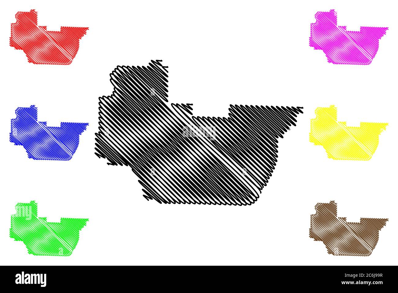 Map of irwin Stock Vector Images - Alamy