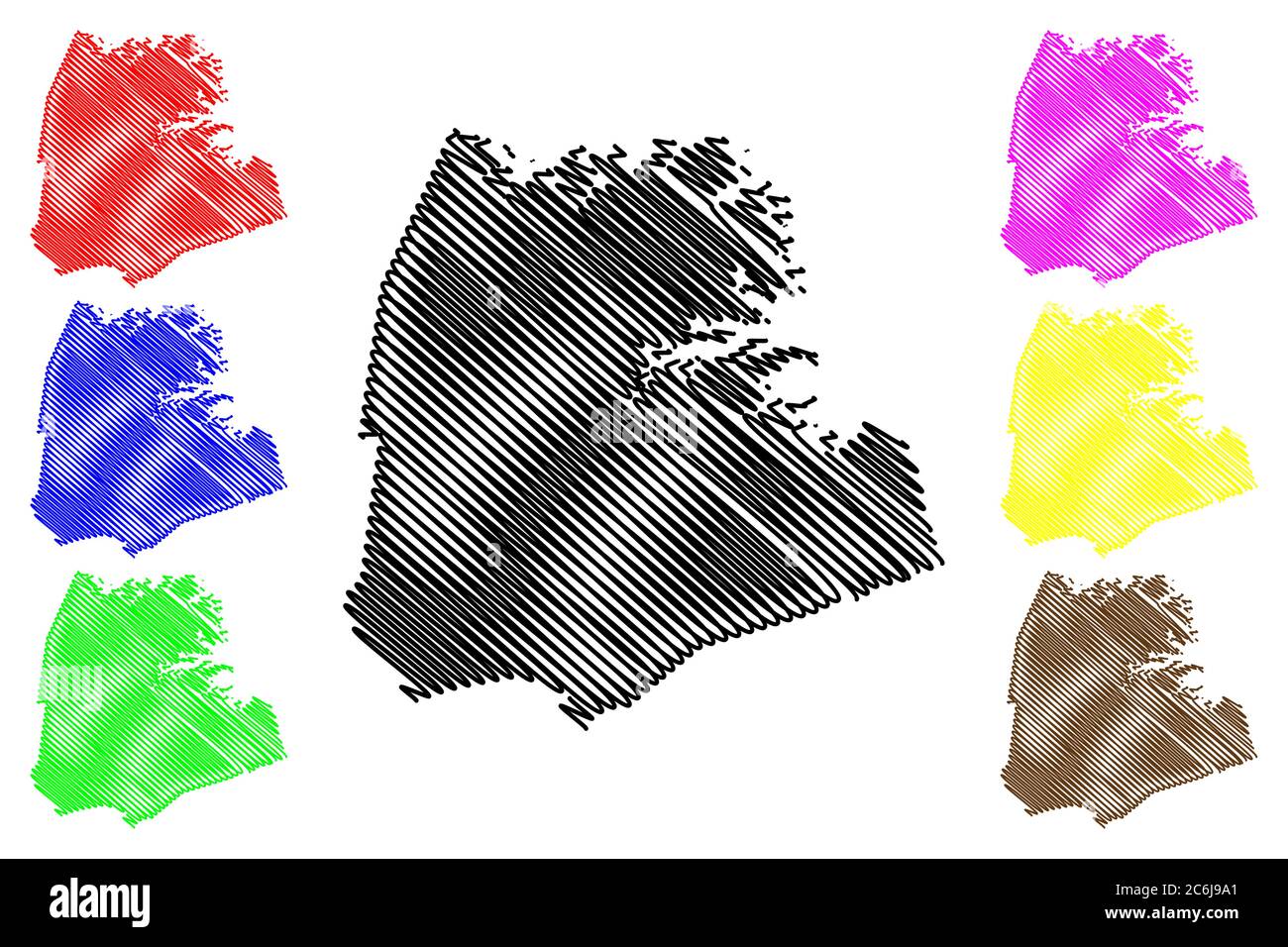 Hartwell georgia map Stock Vector Images - Alamy