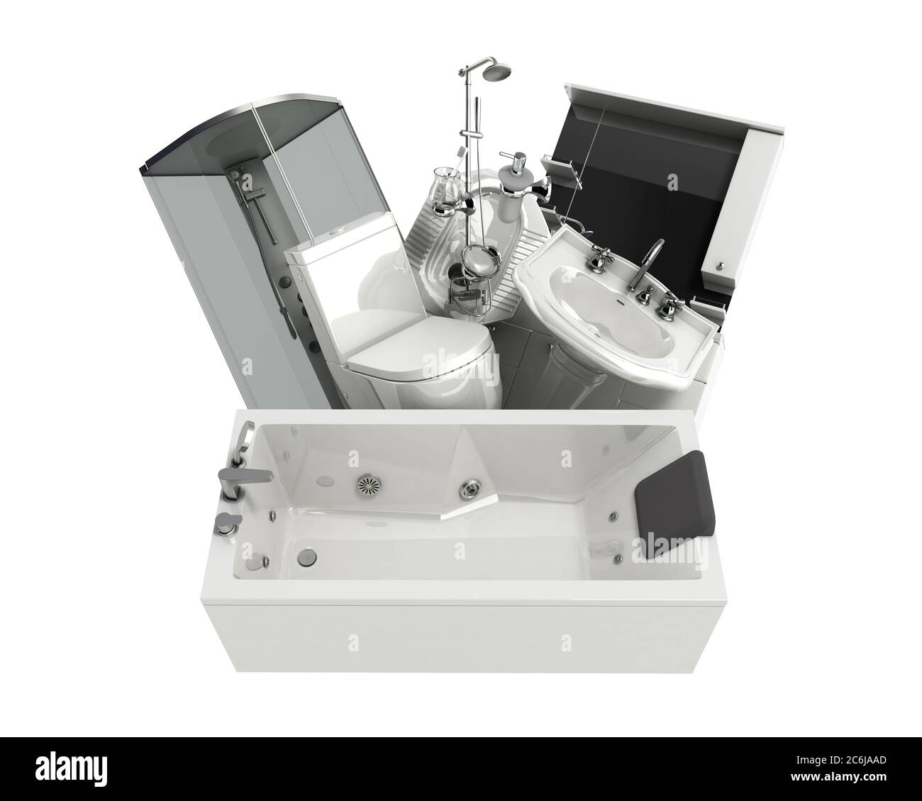 Sanitary hardware Cut Out Stock Images & Pictures - Alamy