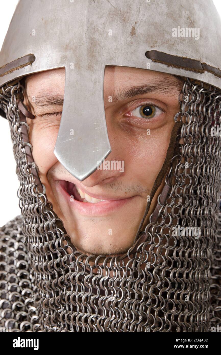 Knight face hi-res stock photography and images - Alamy