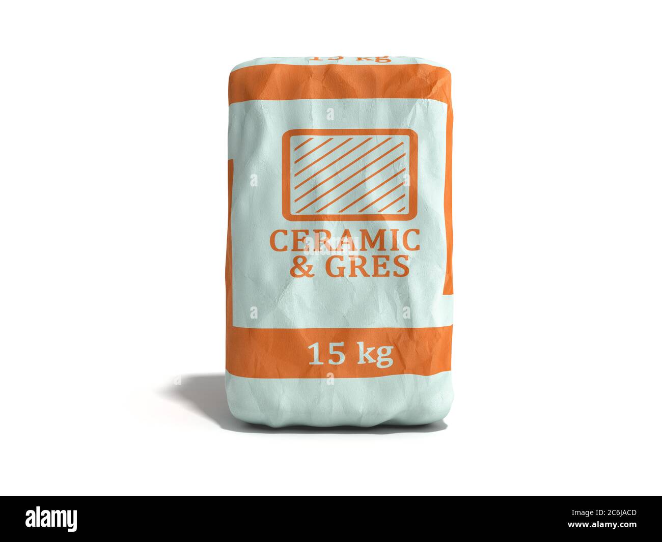 Worker with tile adhesive Cut Out Stock Images & Pictures - Alamy