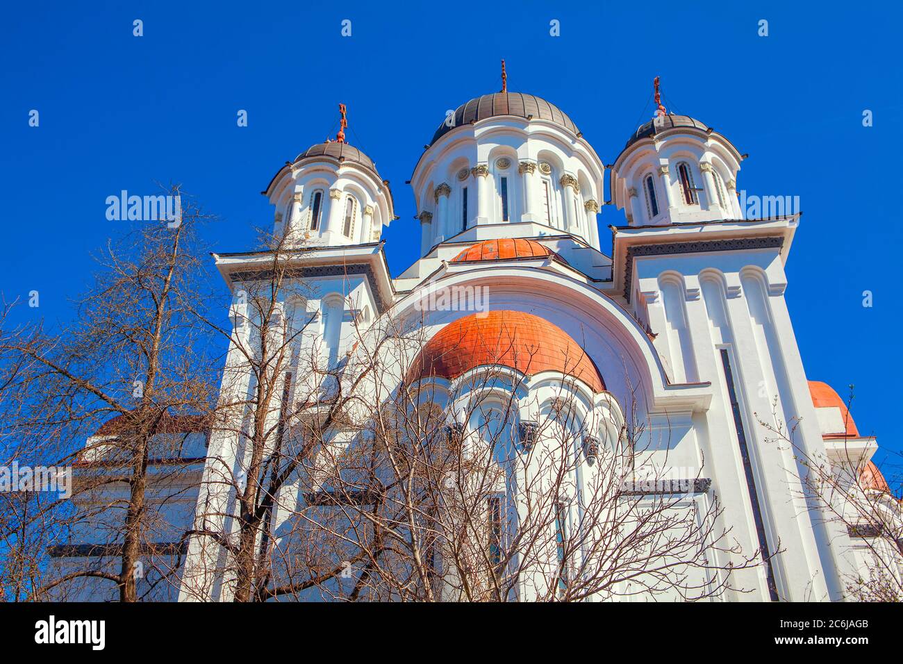 Orthodox European church situated in Bucharest Stock Photo - Alamy
