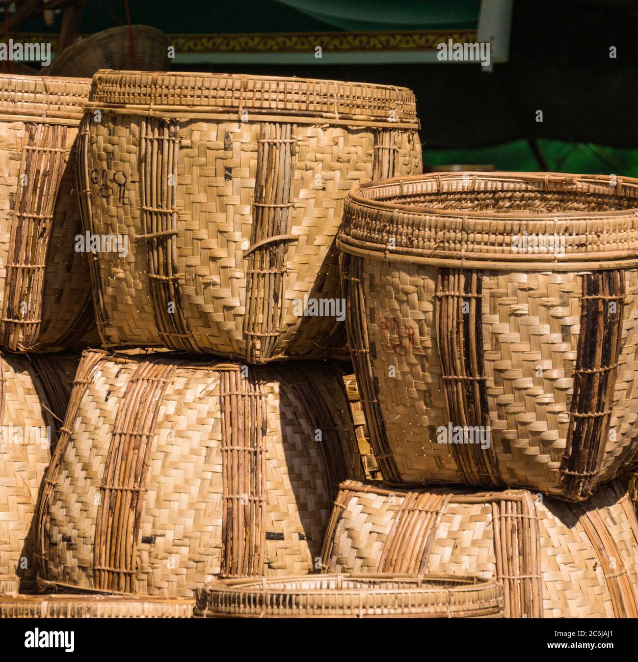Hand woven baskets hi-res stock photography and images - Alamy