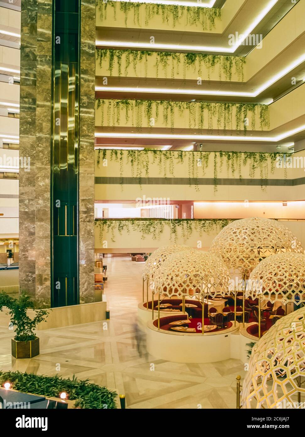 The Arabian sea Gulf state of Qatar around 1981-82 seen here with the ...