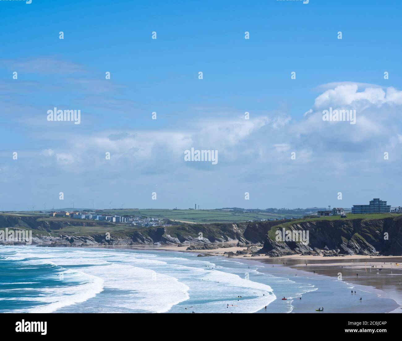 Lusty glaze beach hi-res stock photography and images - Alamy