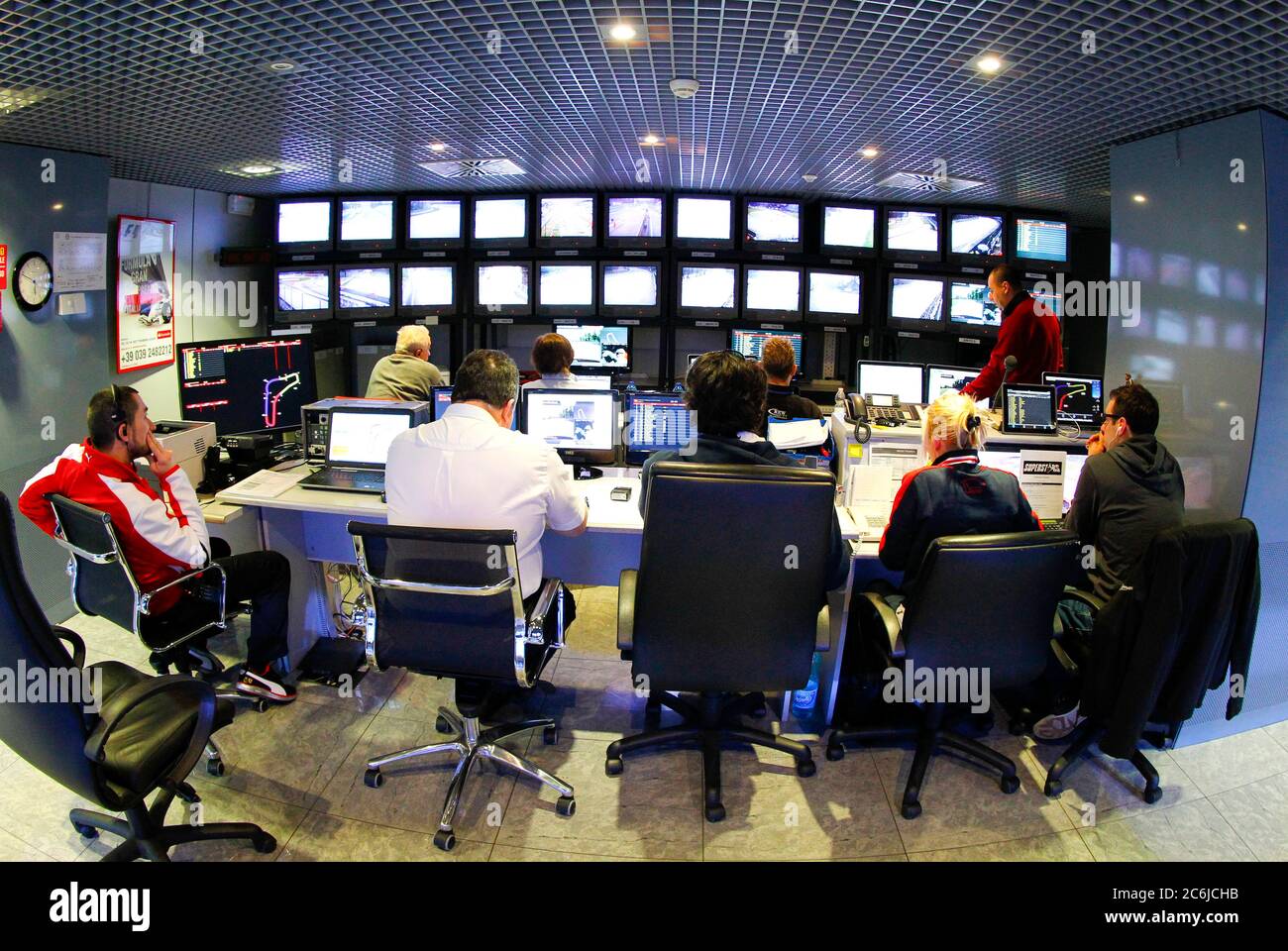 Motor racing control room hi-res stock photography and images - Alamy