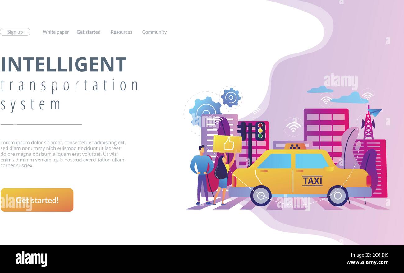 Transportation management system Stock Vector Images - Alamy