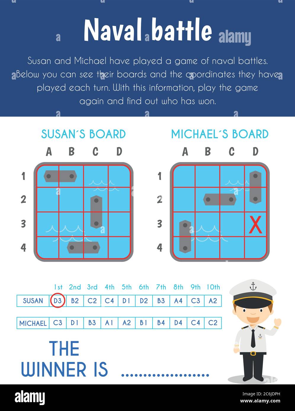 The naval battle Stock Vector Images - Alamy