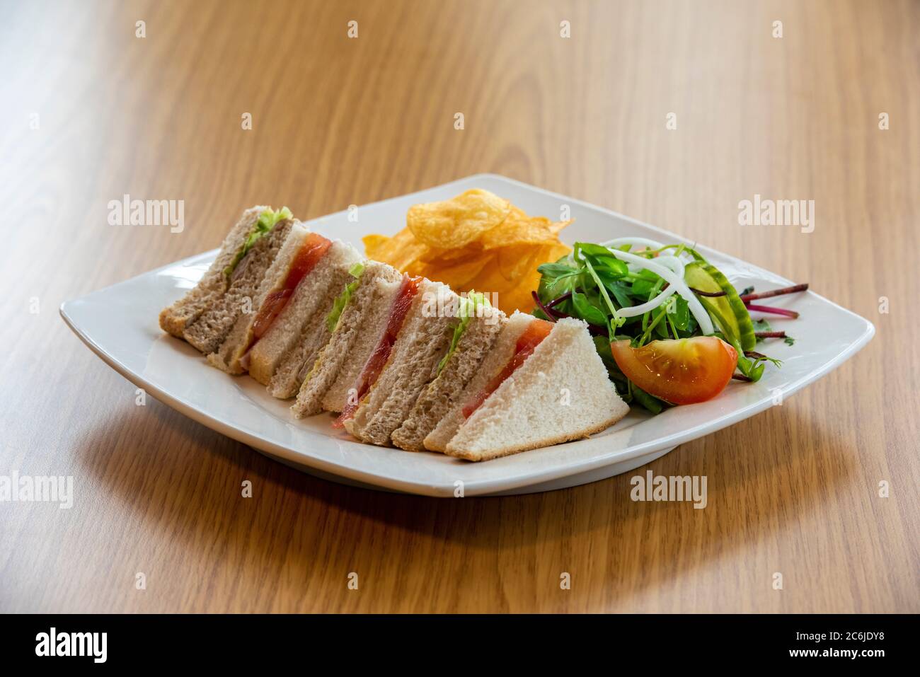 Plate of sandwiches hi-res stock photography and images - Alamy