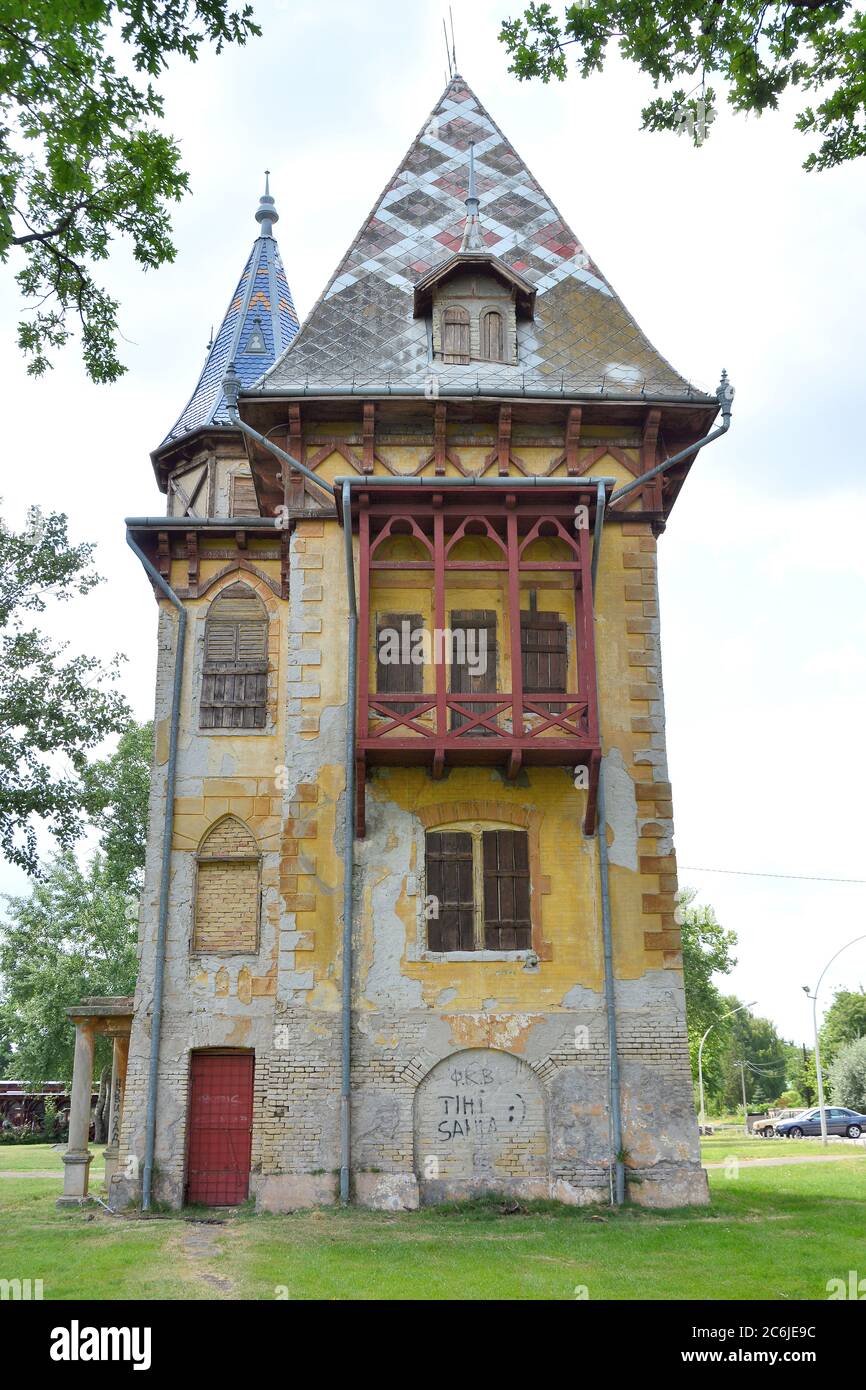 Owl castle, Palić, Palics, North Bačka District, Serbia, Europe, former ...