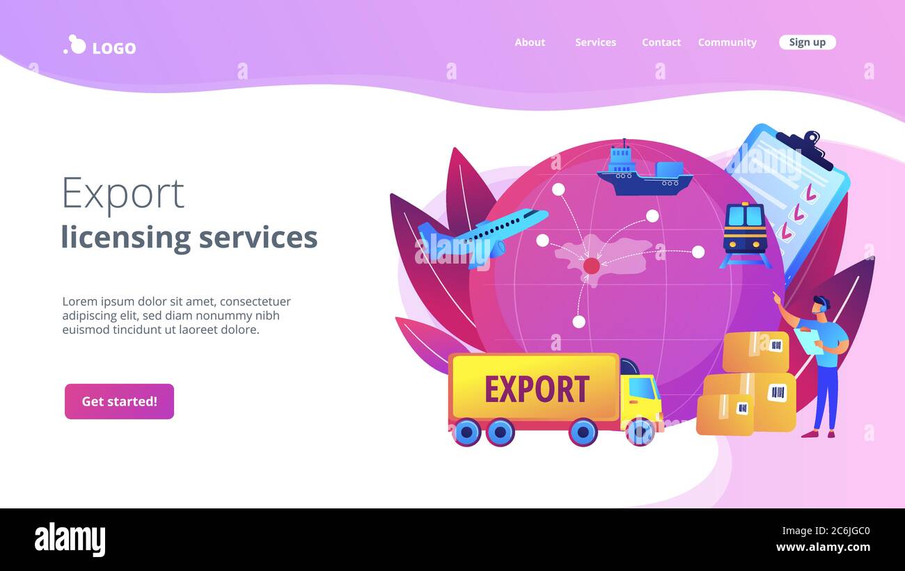 Export control illustration Stock Vector Images - Alamy